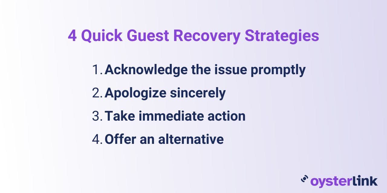 Proven Guest Recovery Strategies for Happy Guests