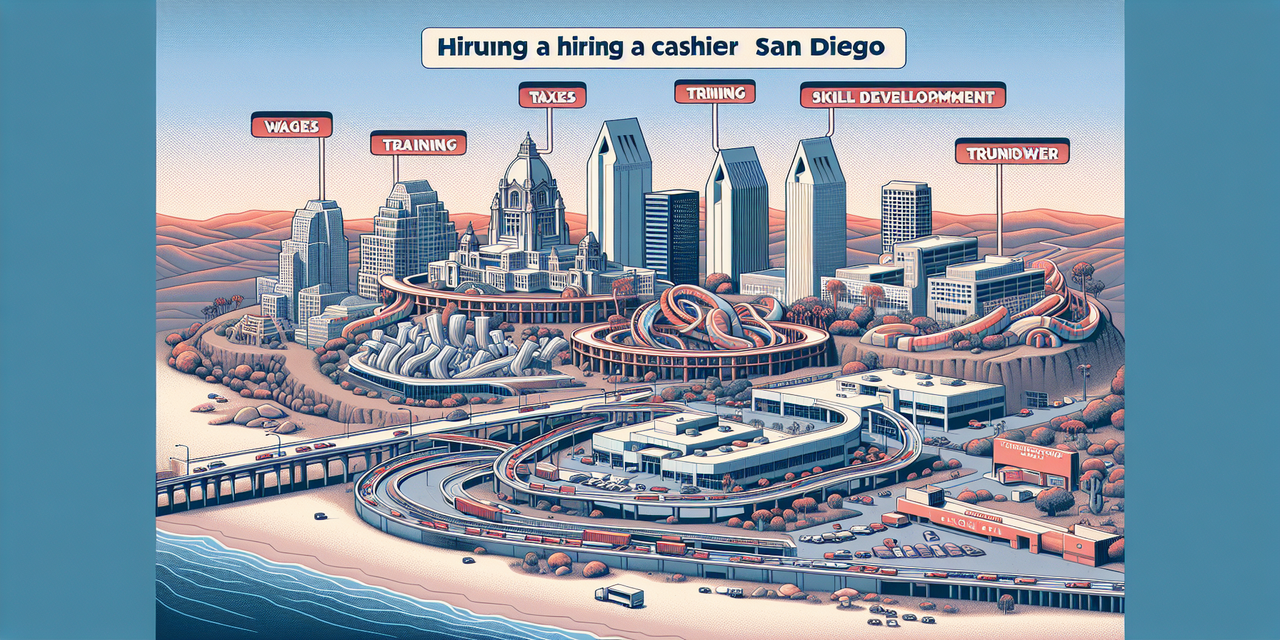 San Diego Cost of Hiring Cashier: Wages, Taxes, Training and Turnover