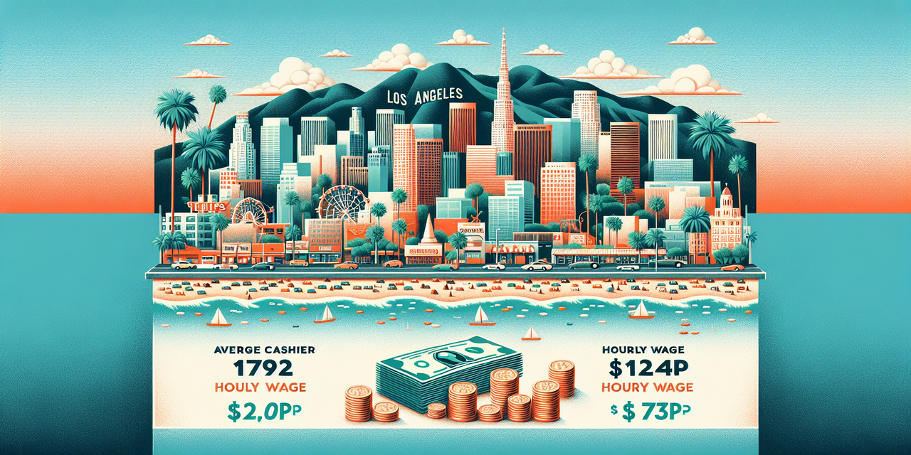 Average Cashier Tip Income in Los Angeles vs Hourly Wage