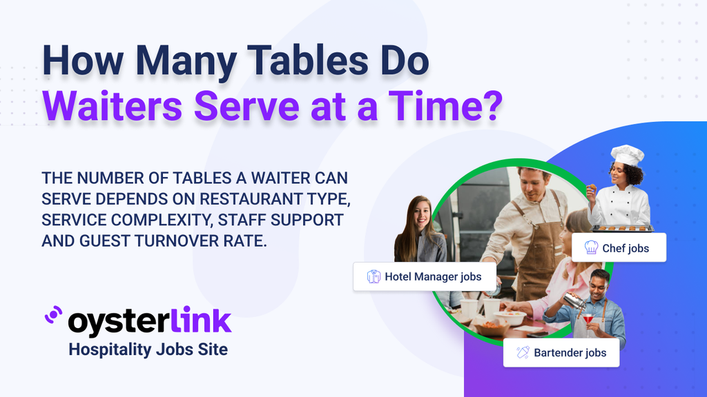 How Many Tables Do Waiters Serve at a Time?