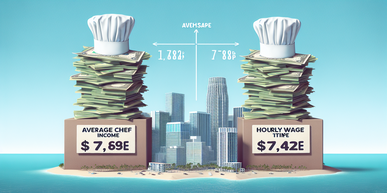 Average Chef Tip Income in Miami vs Hourly Wage