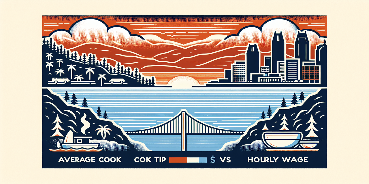 Average Cook Tip Income in San Diego vs Hourly Wage