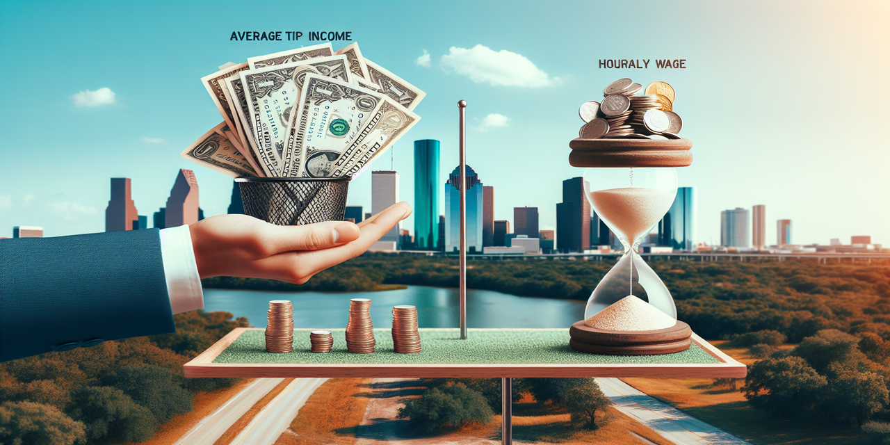 Average Receptionist Tip Income in Houston vs Hourly Wage