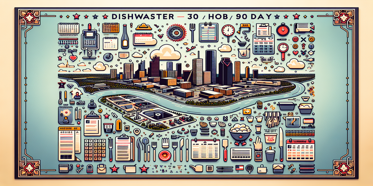 Dishwasher Onboarding Guide for Houston: 30-/60-/90-Day Plan with ...