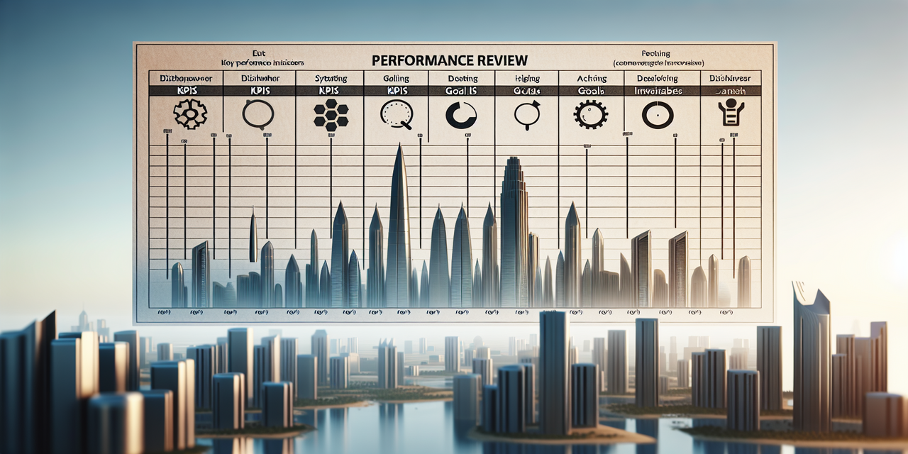 Performance Review Template for Dishwasher With KPIs And Goal Setting
