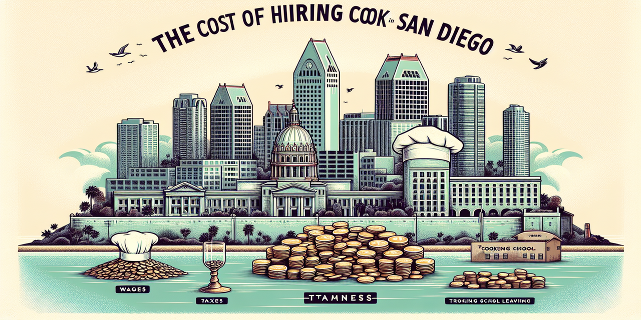 San Diego Cost of Hiring Cook: Wages, Taxes, Training and Turnover