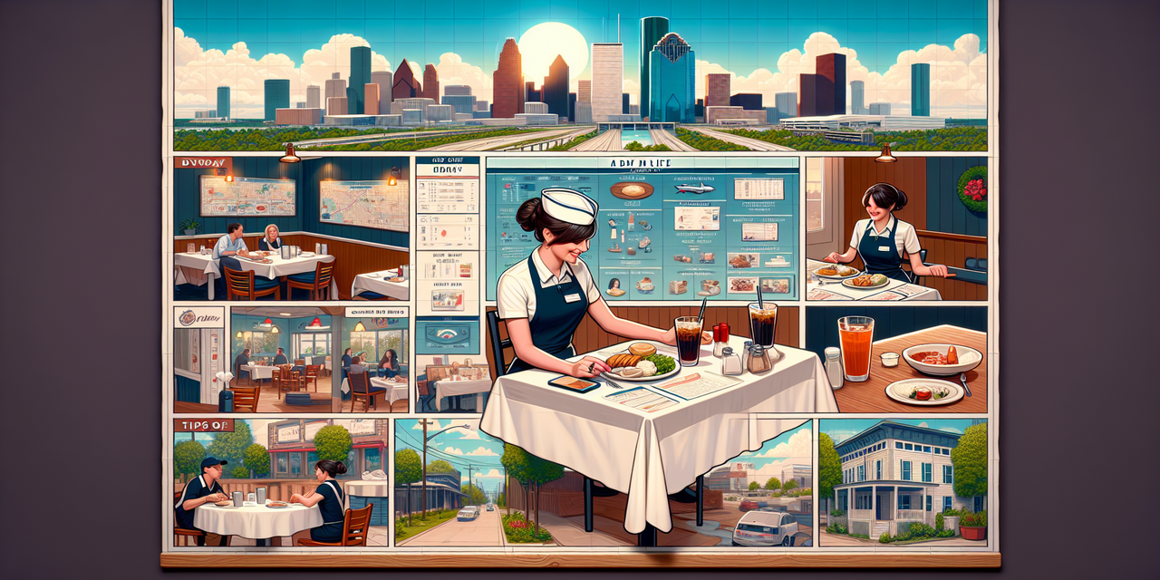 Day-in-the-Life of a Waitress in Houston: Duties, Challenges and Tips