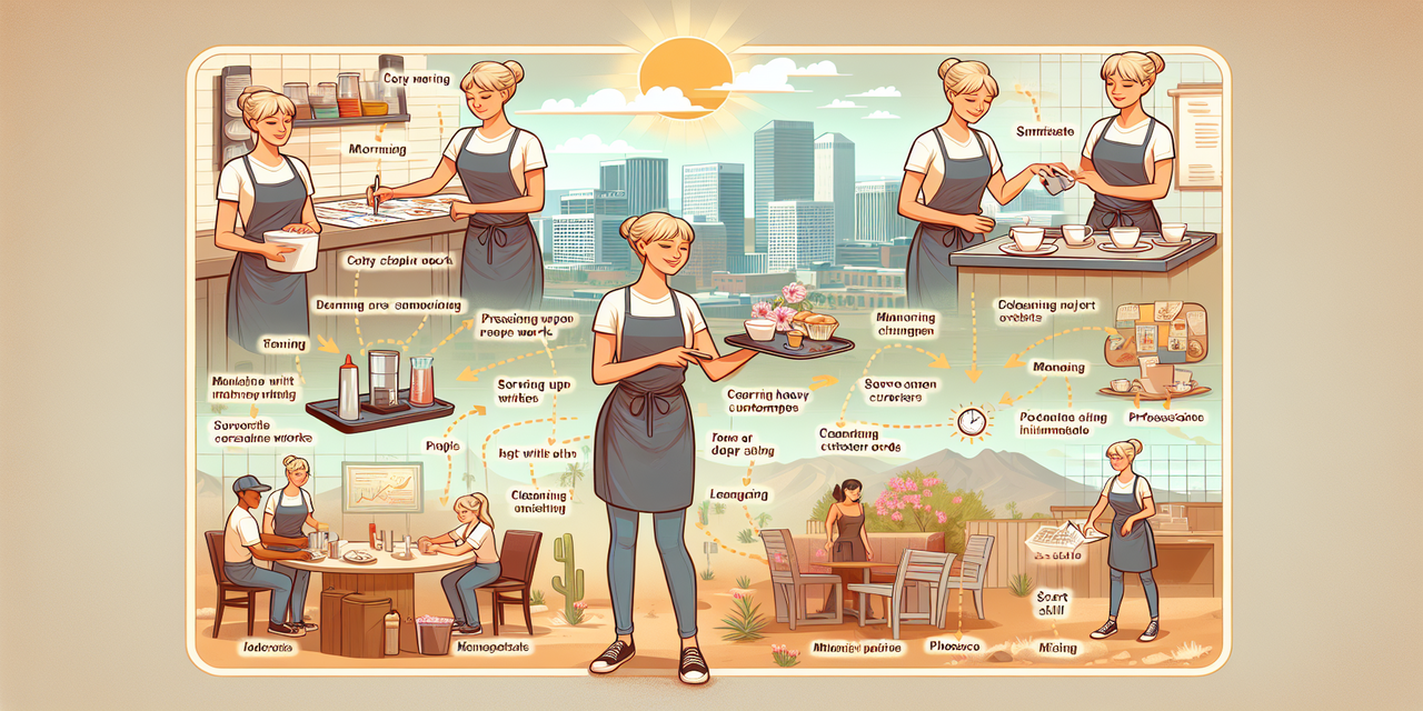 Day-in-the-Life of a Waitress in Phoenix: Duties, Challenges and Tips