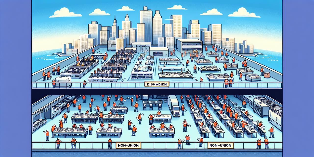 Dishwasher Union vs Non-Union Jobs: What Workers Need to Know